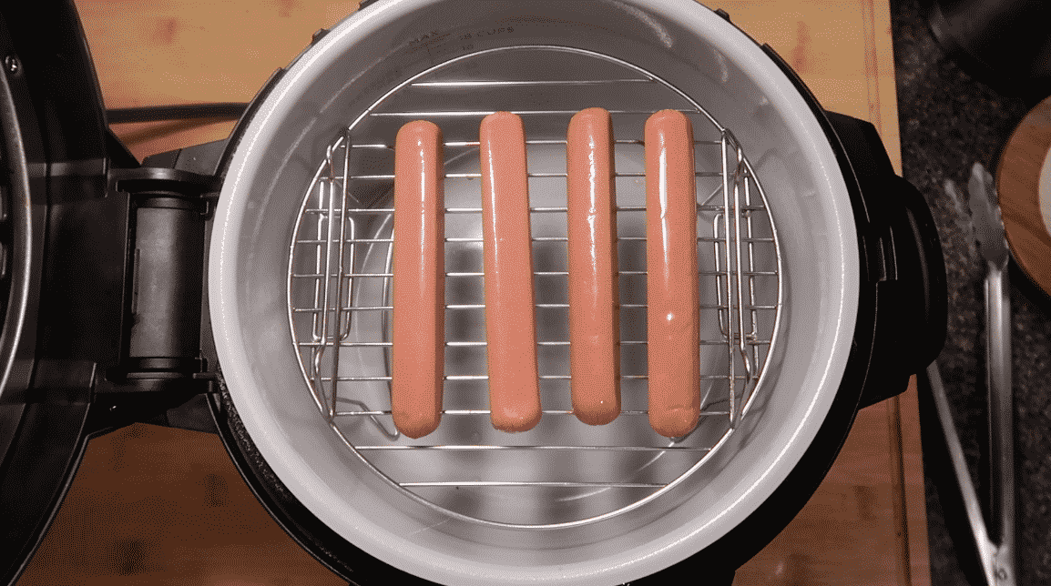Instant Pot Cheat-Grilled Hot Dogs - Pressure Luck Cooking