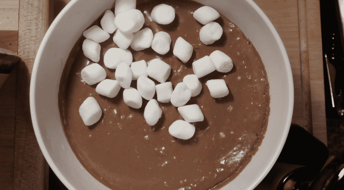 Hot & Cold Chocolate Marshmallow Dip - Pressure Luck Cooking