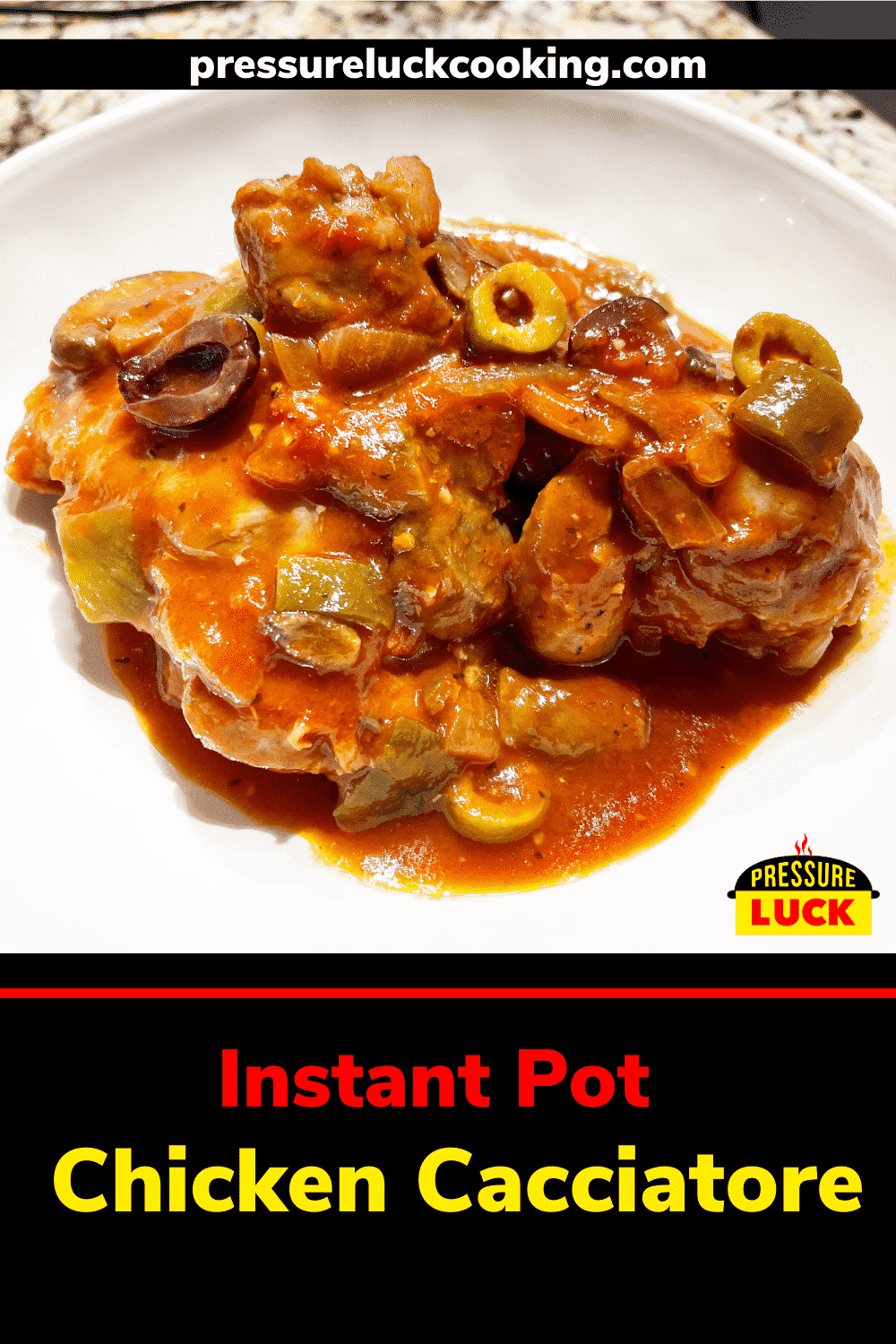 Instant Pot Chicken Cacciatore - Pressure Luck Cooking
