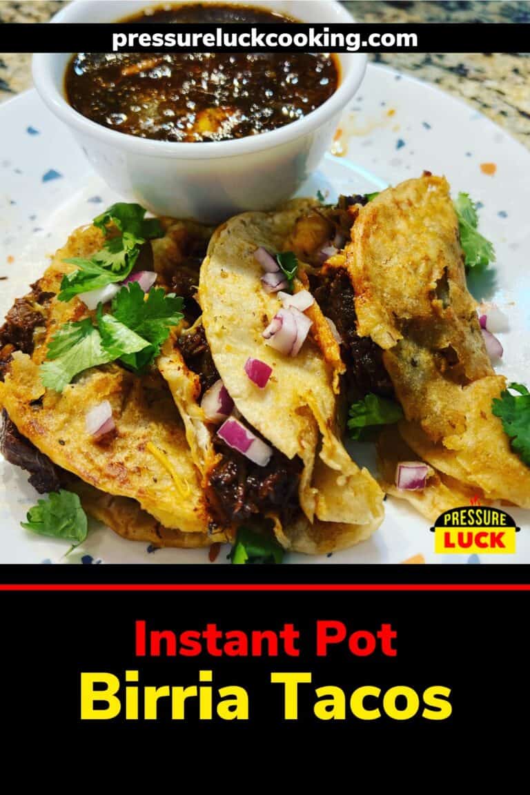 Instant Pot Birria Tacos (Quesabirria) - Pressure Luck Cooking