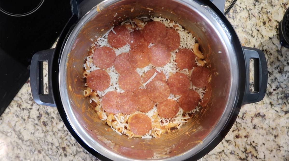 Instant Pot Pepperoni Pizza Pasta - Pressure Luck Cooking