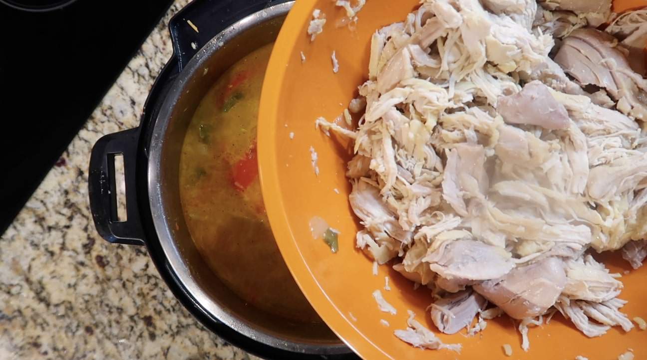 Instant Pot Chicken Fajita Soup - Pressure Luck Cooking