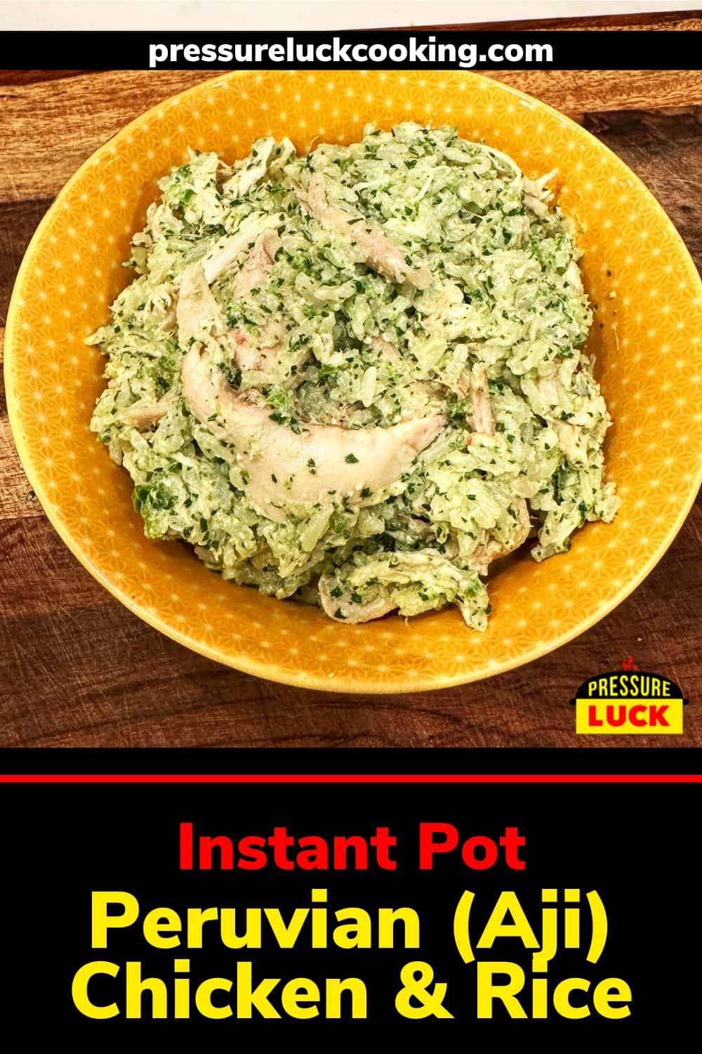 Instant Pot Peruvian Chicken & Rice (Aji) - Pressure Luck Cooking