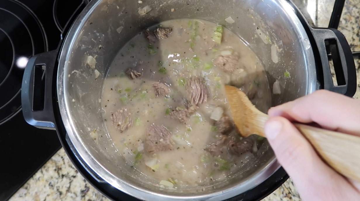 Instant Pot White Beef Stew - Pressure Luck Cooking