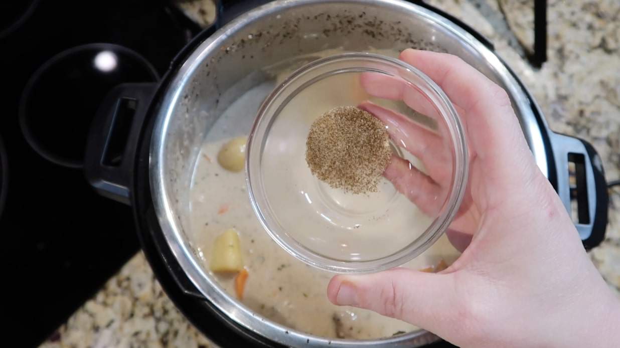 Instant Pot White Beef Stew - Pressure Luck Cooking