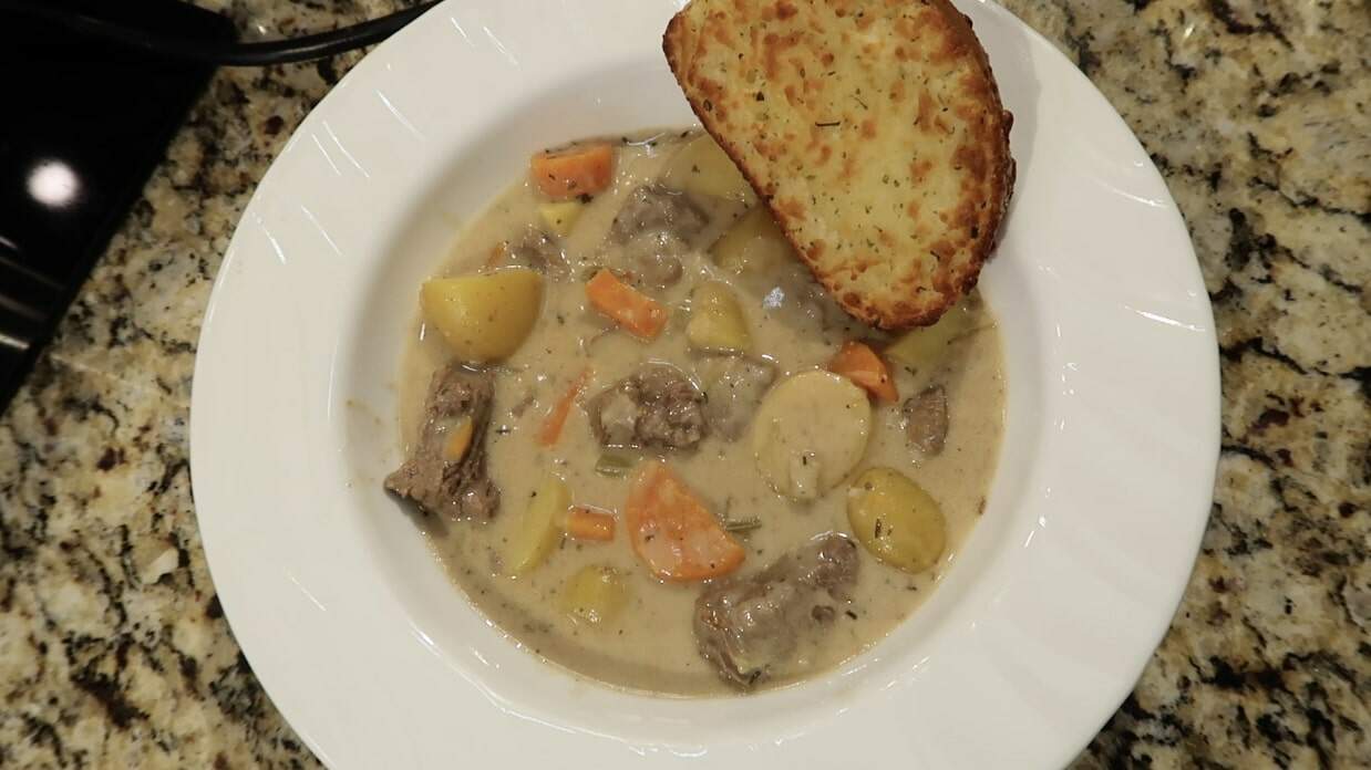 Instant Pot White Beef Stew - Pressure Luck Cooking