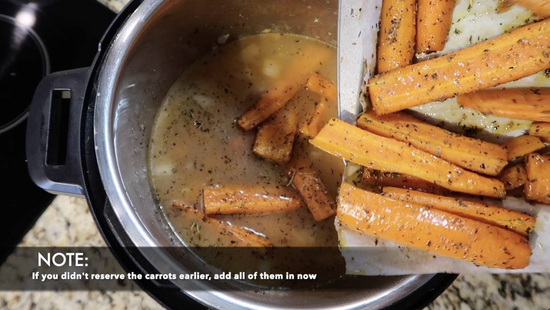 Instant Pot Roasted Carrot Soup - Pressure Luck Cooking