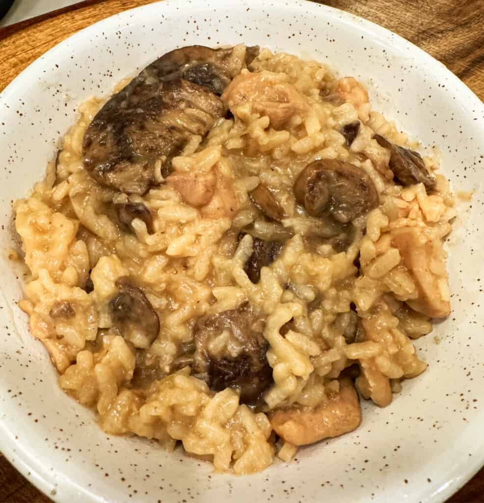 Instant Pot Chicken Marsala Risotto - Pressure Luck Cooking