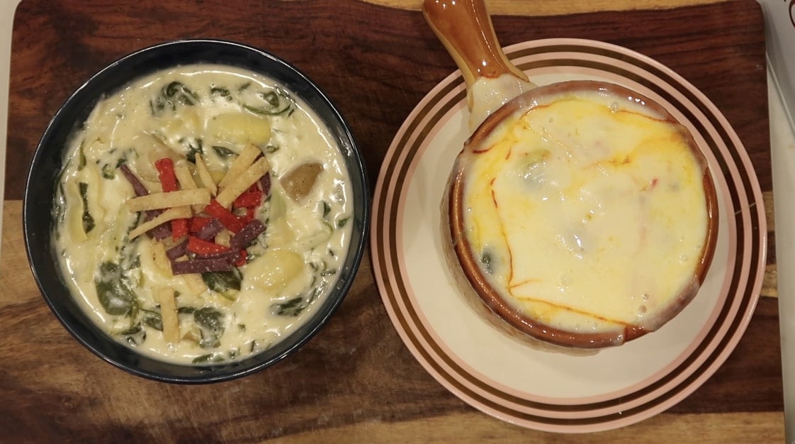 Instant Pot Spinach & Artichoke Chowder - Pressure Luck Cooking