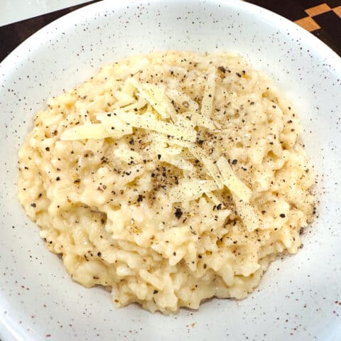 Instant Pot Cacio e Pepe Risotto - Pressure Luck Cooking